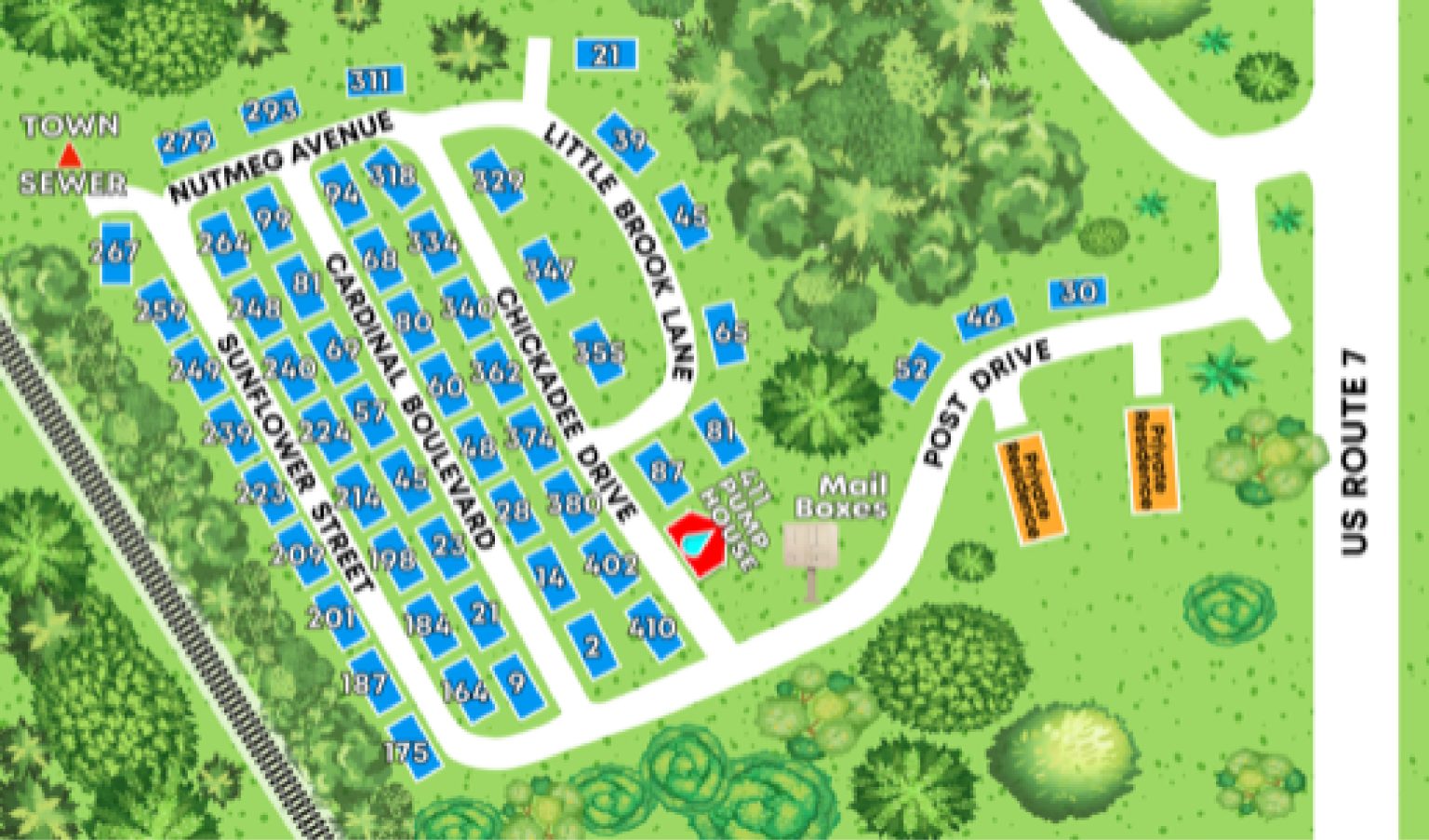 Park Map – Pownal Estates